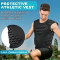 Adult Rib Chest Protector, New Version - Padded 5 Pads Baseball ...