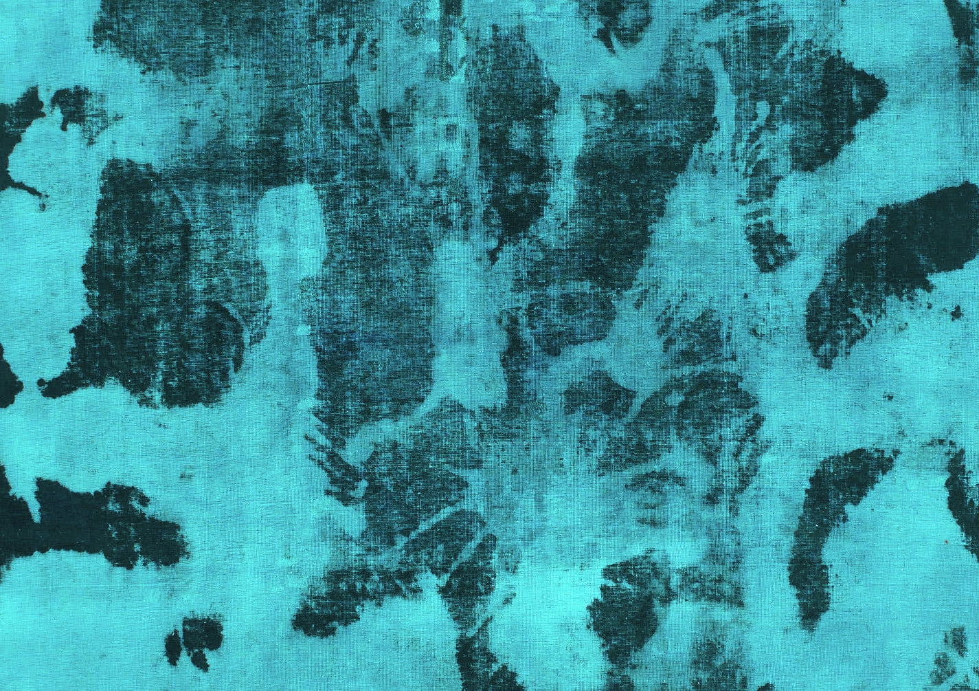 Ahgly Company Indoor Rectangle Abstract Turquoise Blue Modern Area Rugs ...