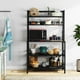 Tribesigns Kitchen Bakers Rack with Storage,5-Tier Microwave Oven Stand ...