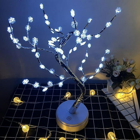 Tabletop Bonsai Lighted Tree Led Christmas Decorations Table Tree Lamp ...