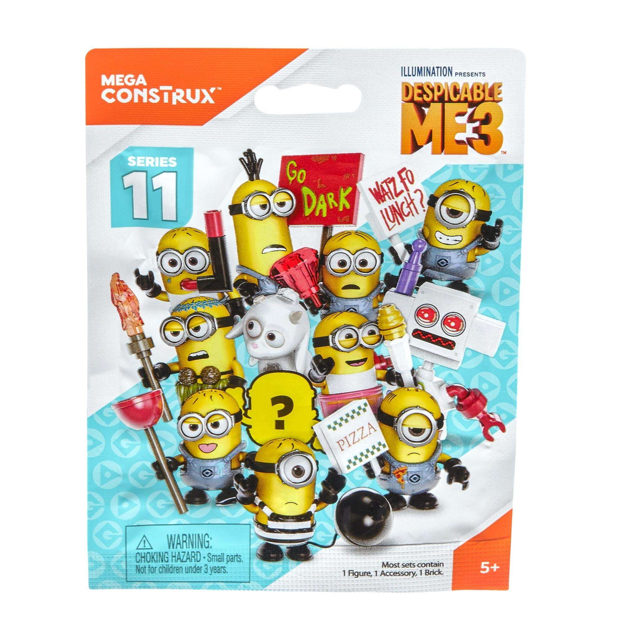 Mega Construx Despicable Me 3 Minion Blind Pack (Styles May Vary ...
