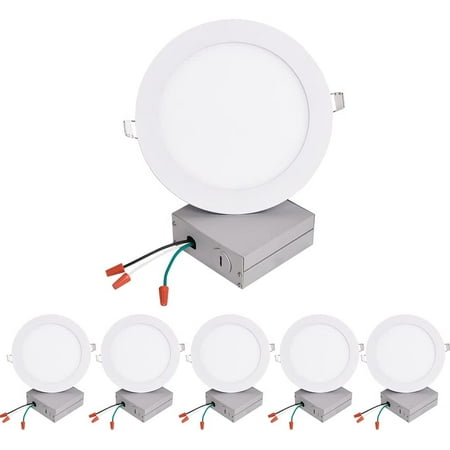 XBRW Pot Lights 6 Inch LED Recessed Lighting 5000K Daylight White ...