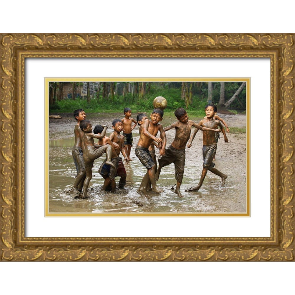 Muliani Hartojo, Angela 24x17 Gold Ornate Wood Framed with Double ...