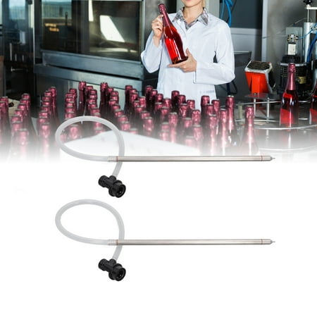 Beer Bottling Wand, Anti Crack Silicone Tube Spring Loaded Beer Bottle ...