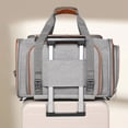 JWQFBC Soft Sided Pet Trolley Airline Approved Portable Pet Transport ...
