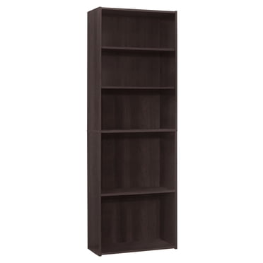 Mainstays 5-Shelf Bookcase with Adjustable Shelves, White - Walmart.com