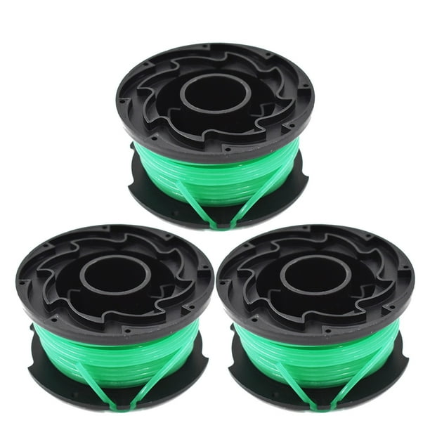 3 PCS Autofeed String Trimmer Line Green Spool Weed Eater Line Fit for ...