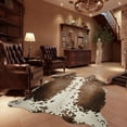 HOMORE Cowhide Rug, Cute Cow Print Rug for Living Room Faux Cow Hide ...