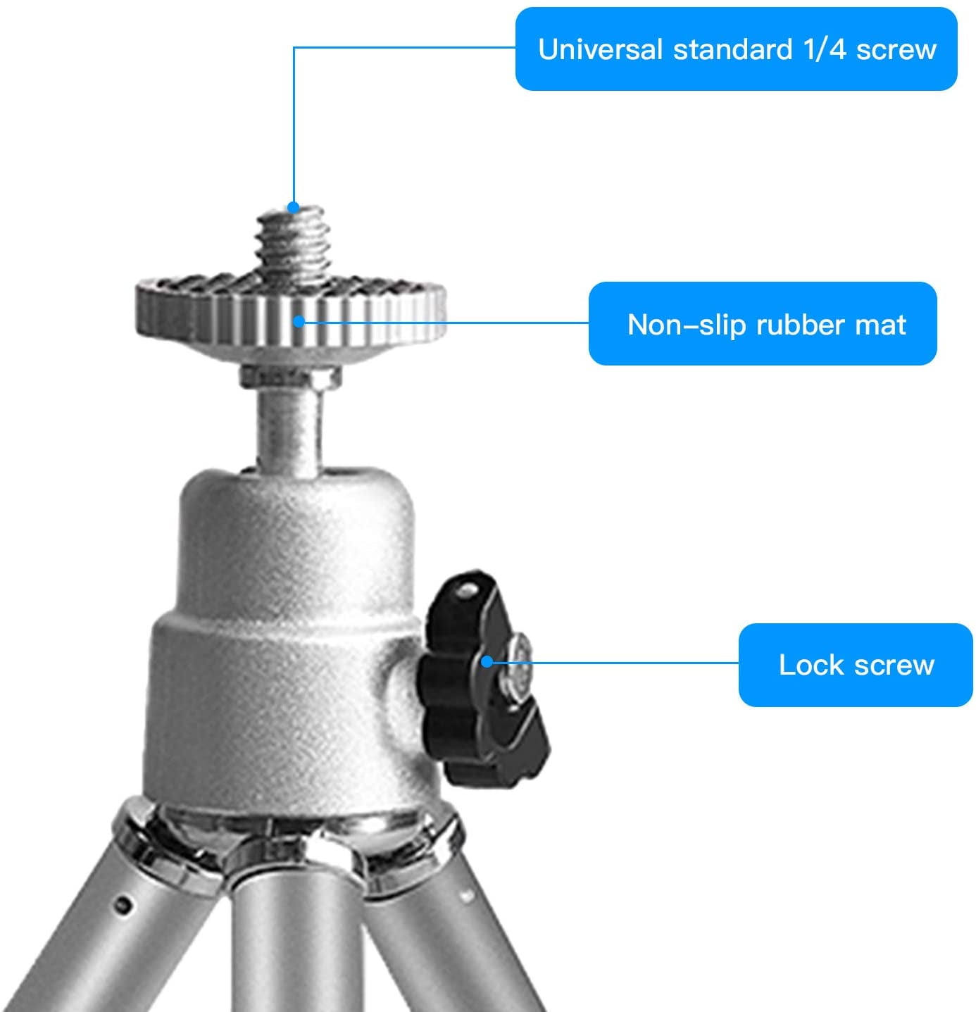 Buy Lightweight Mini Tripod for Webcam, Upgraded Extendable Tripod ...