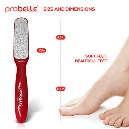 Probelle 2-Sided Hypoallergenic Nickel Foot File for callus Trimming ...