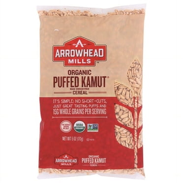 Arrowhead Mills Whole Grain Puffed Wheat Cereal 6 oz Pack of 2 ...