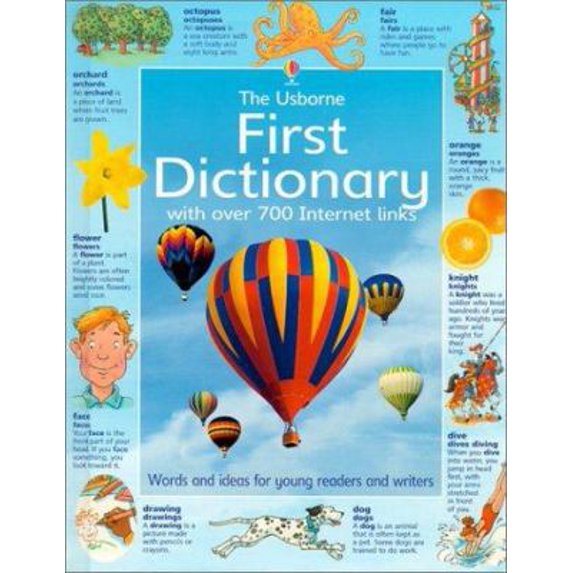 Pre-Owned The Usborne First Dictionary With over 700 Internet Lings ...