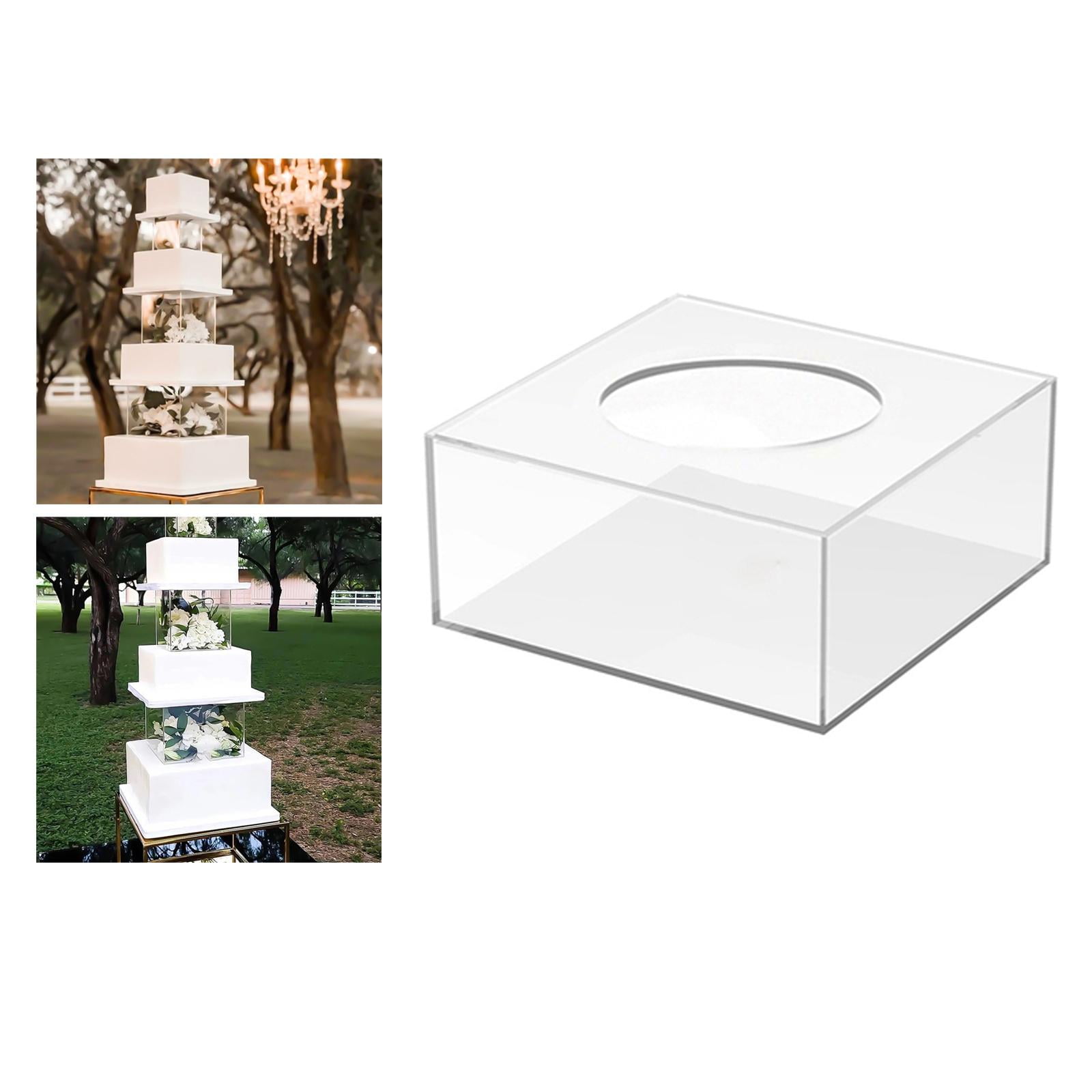 Acrylic Cake Display Board Cake Stand Tools,DIY Cake Refillable Board ...