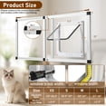 Full Glcat Door For Window 28.5"-32" Adjustable Width 1-mintall | 4 ...