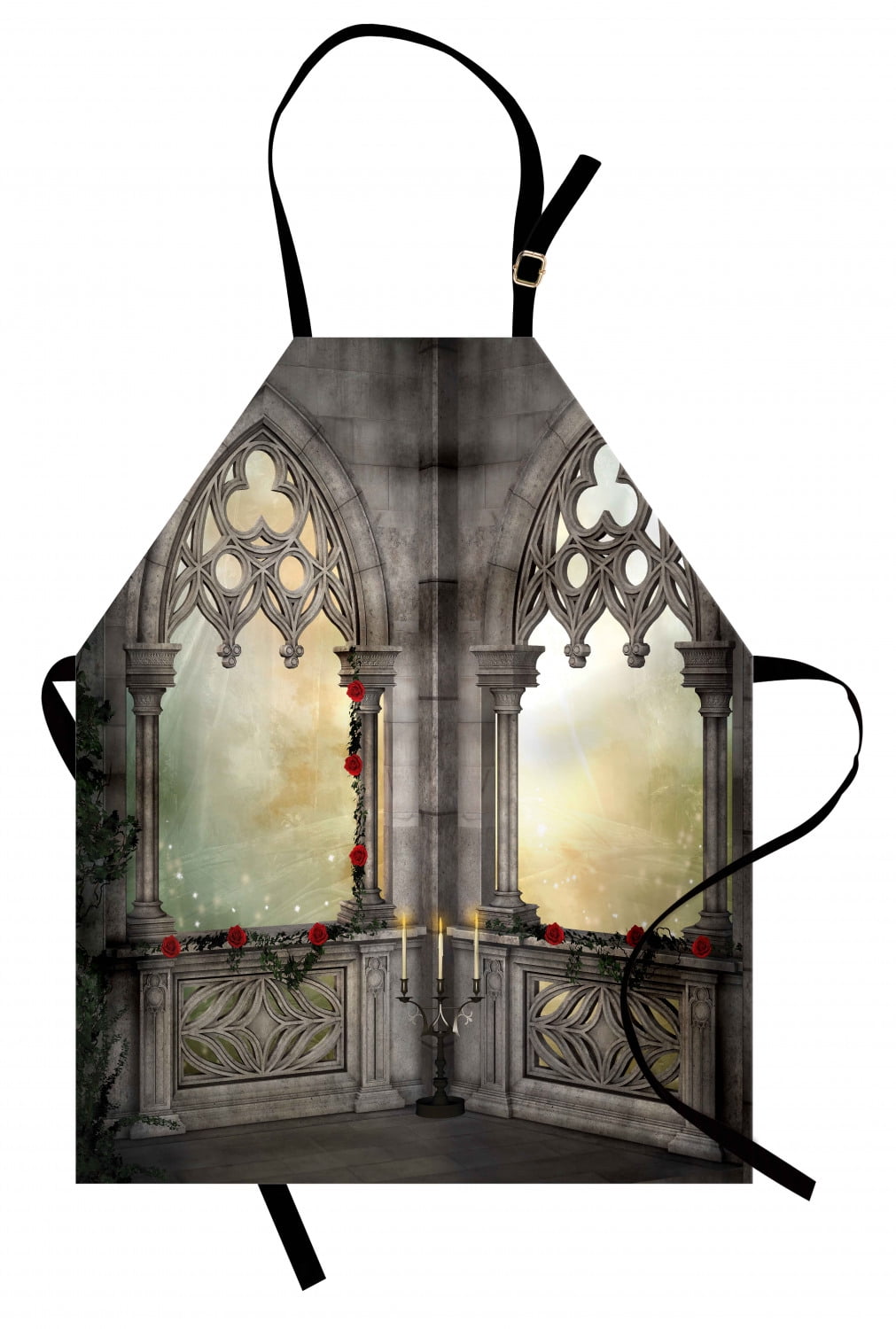 Gothic Apron Vintage Style Ottoman Palace Balcony for Sultans with Red ...