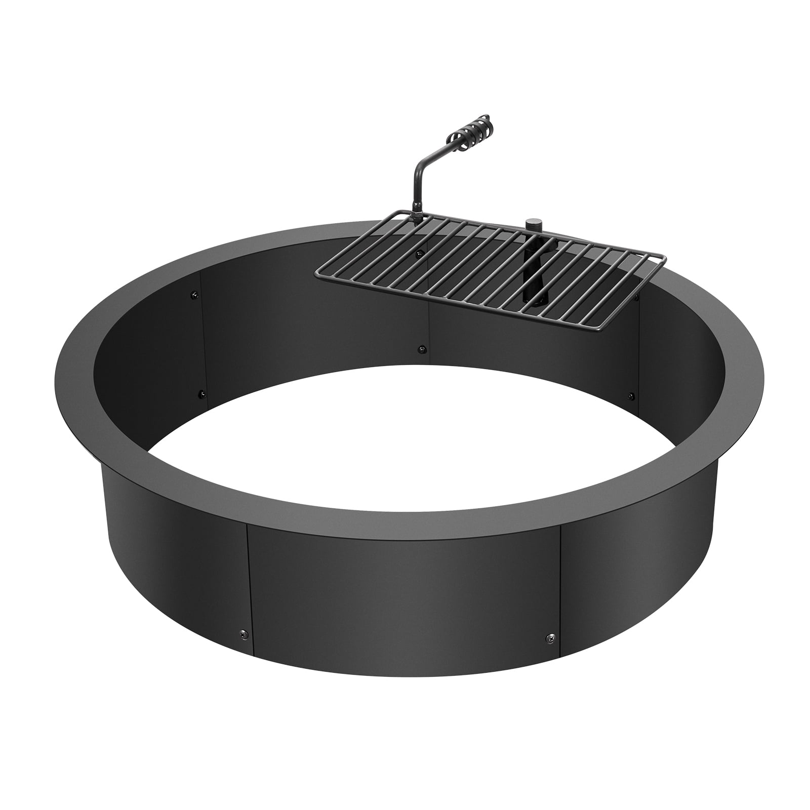 Click here for Kffkff Fire Pit Circle  Bbq Fire Ring Combo  35-In... prices