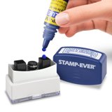 Stamp-Ever Pre-Inked Stamper – Entered Message, Blue Ink – Impression ...