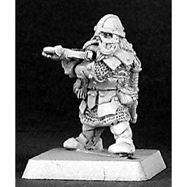 Reaper Miniatures Nogrin, Dwarf Adept #14325 Dwarves Unpainted RPG Mini ...