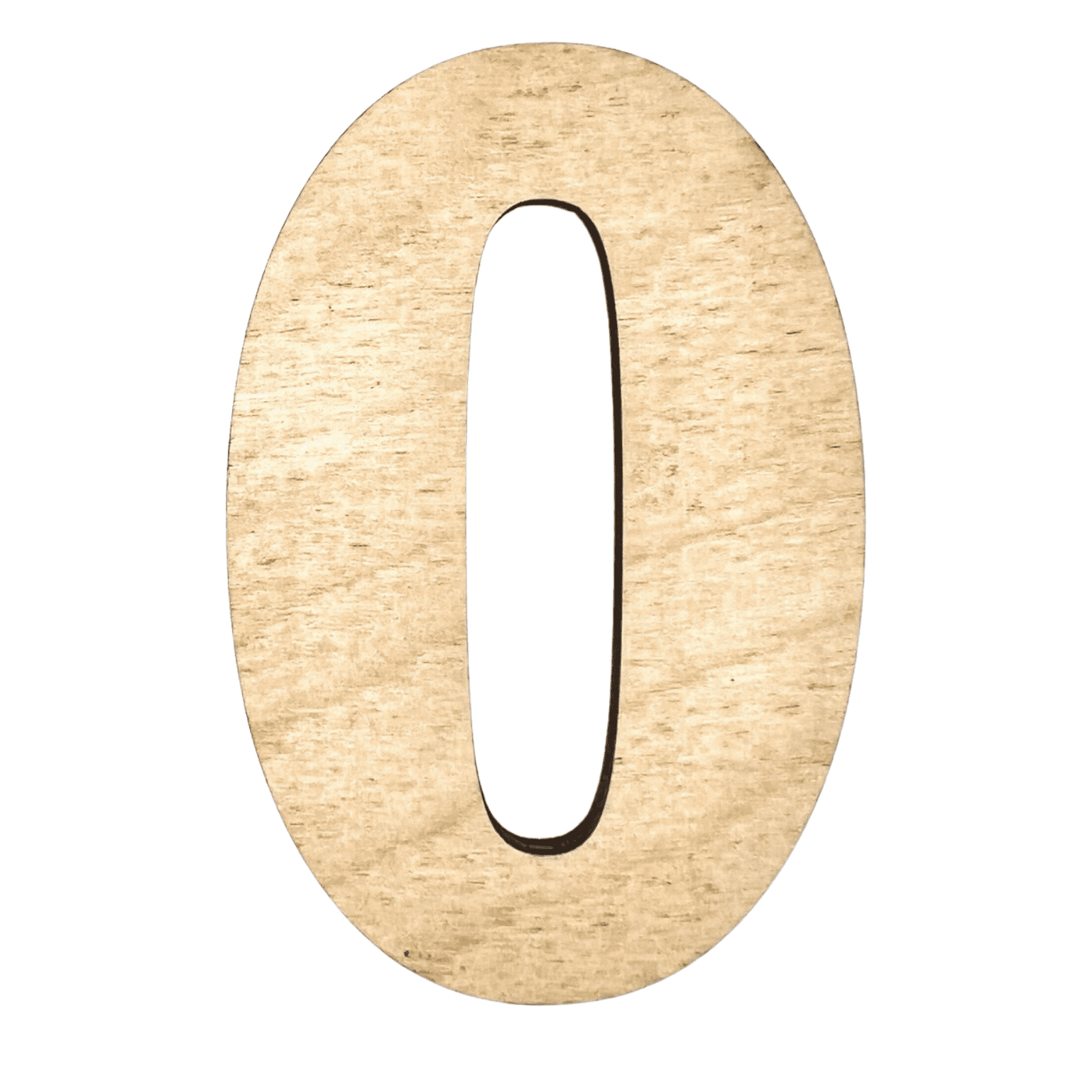 3" Tall Birch Plywood Letter O | 1/4" Thick | Krafty Supply Letters ...