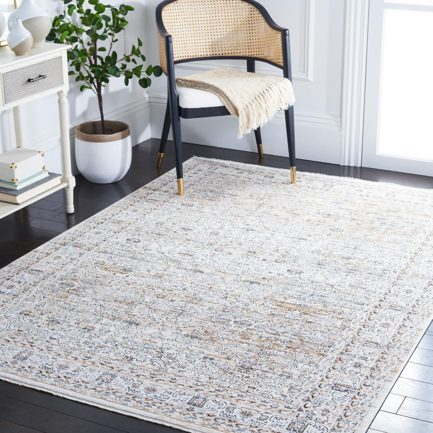 Click here for Safavieh Moondust Finn Floral Area Rug 8 Ft. X 10... prices
