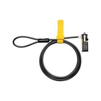 Lenovo NanoSaver MasterKey Cable Lock - Black - Carbon Steel, Plastic ...