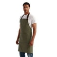 Artisan Collection by Reprime RP144 Annex Oxford Apron with Pocket-Moss ...