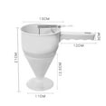 Batter Dispenser Gourmet Pourer Funnel Dispenser for Baking Takoyaki ...