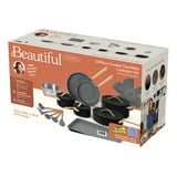 Free Shipping! Beautiful 22-Piece Cookware Set with Ceramic Nonstick ...