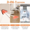 Wall Cleaner Triangle Mop with 82'' Long Handle - Wall Scrubber ...