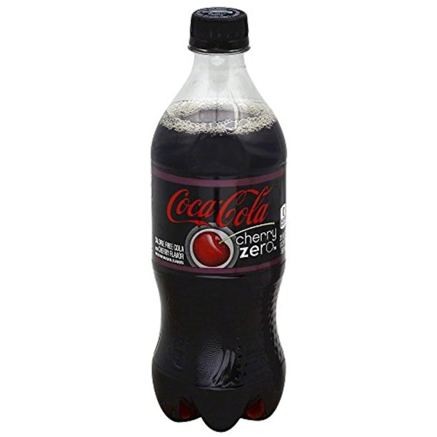 Coca-Cola, Cherry Coke Zero Soda, 20 Ounce (24 Bottles) - Walmart.com