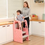 Little Helper Kitchen Step Stool - SafeStep Toddler Kitchen Stool with ...
