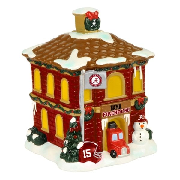 Alabama Crimson Tide Holiday Village Firehouse - Walmart.com