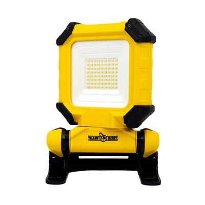 LED Rechargeable Magnetic Work Light with Two COB Panels,Yellow Jacket ...