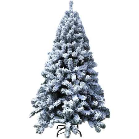 Premium Snow Effect Christmas Tree Fire Retardant Flocked PVC Christmas ...