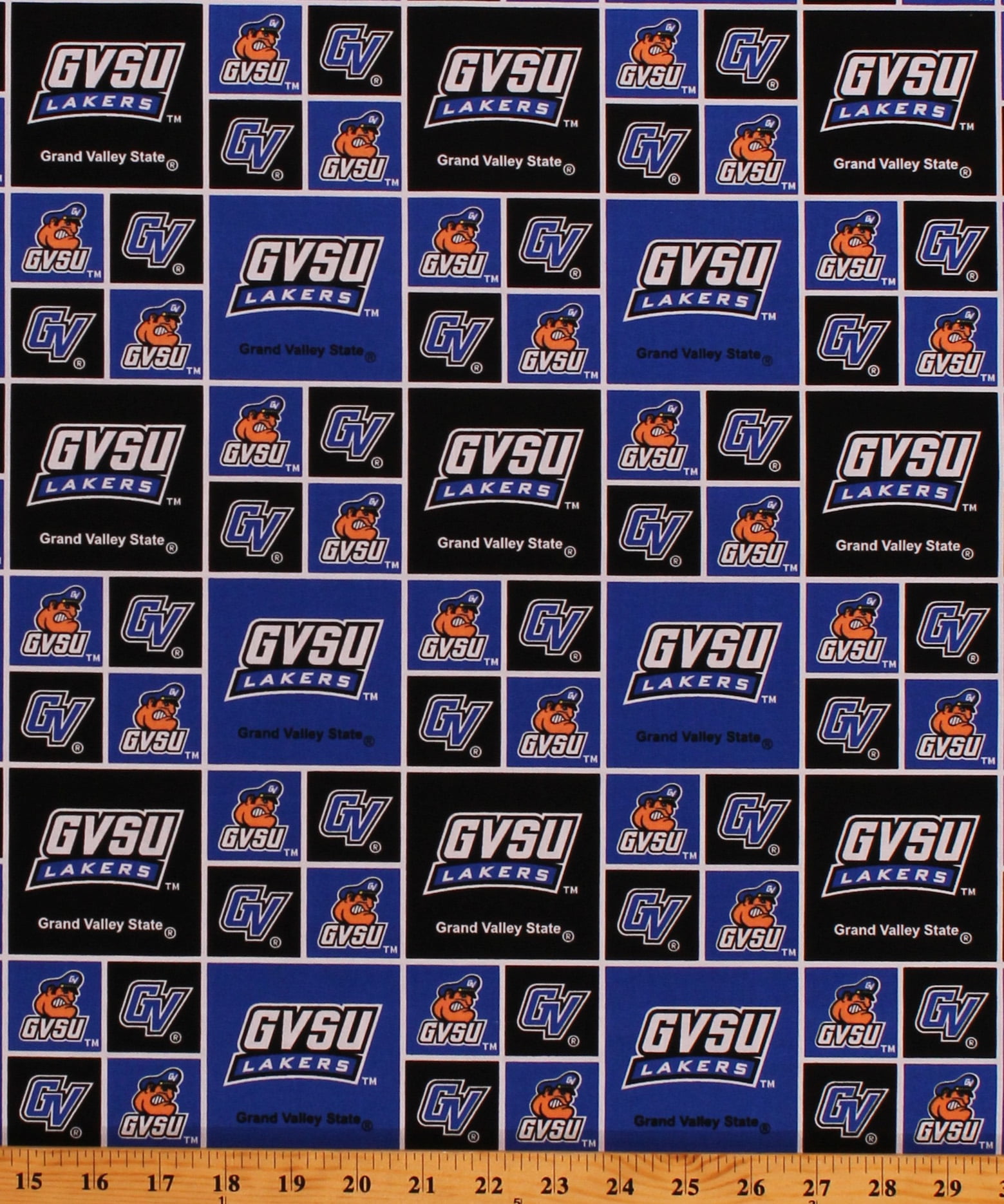 COTTON Grand Valley State University GVSU Lakers Royal Blue College ...