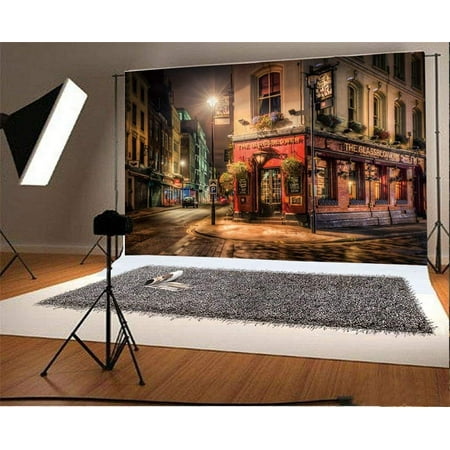 BSDHOME 7x5ft Photography Backdrop Street Shop The Glassblower Road ...