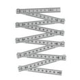 ROZYARD Folding Meter Stick Foldable Ruler for Metric Measurement ...