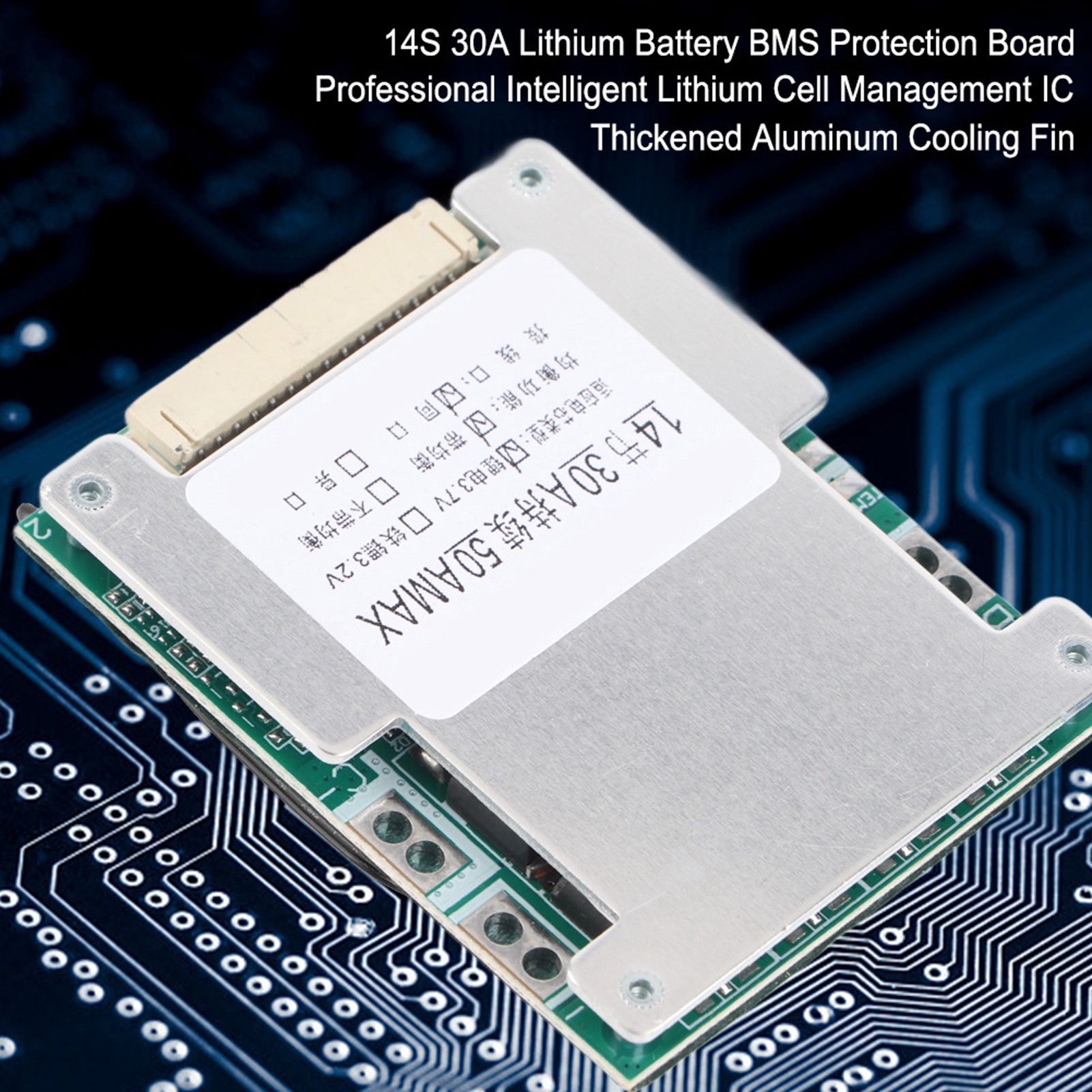 3S, 12V 30A Board BMS PCB Board with Balance Charging for 3.6V, 7.4V ...