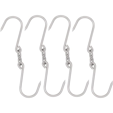 P5HAO Swiveling Meat Hook Heavy Duty Stainless Steel Processing Butcher ...