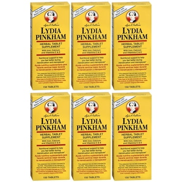 Lydia Pinkham Herbal Supplement Tablet, 150 Ct - Walmart.com