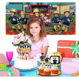 Fireman Sam Party Supplies Birthday Decorations Plates Banner Kids Cake ...