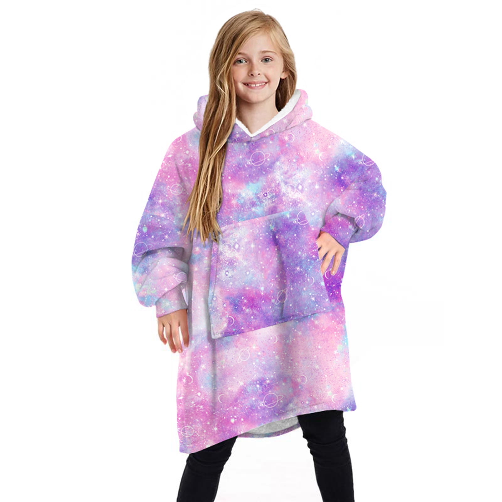 Click here for Eyiiye Oversized Hoodie Blanket Fluffy Oodie Blank... prices