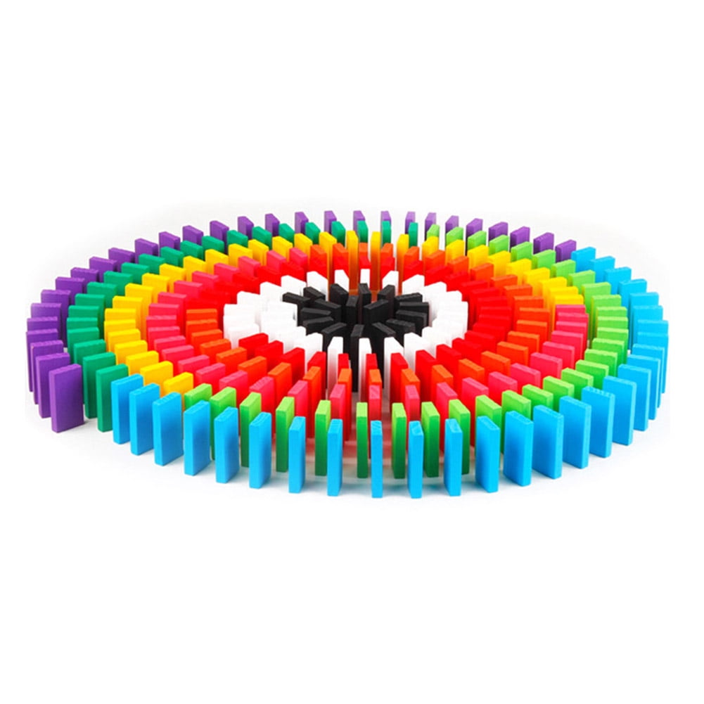 Click here for Flmtop 120pcs/Set Colorful Dominoes Wooden Blocks... prices