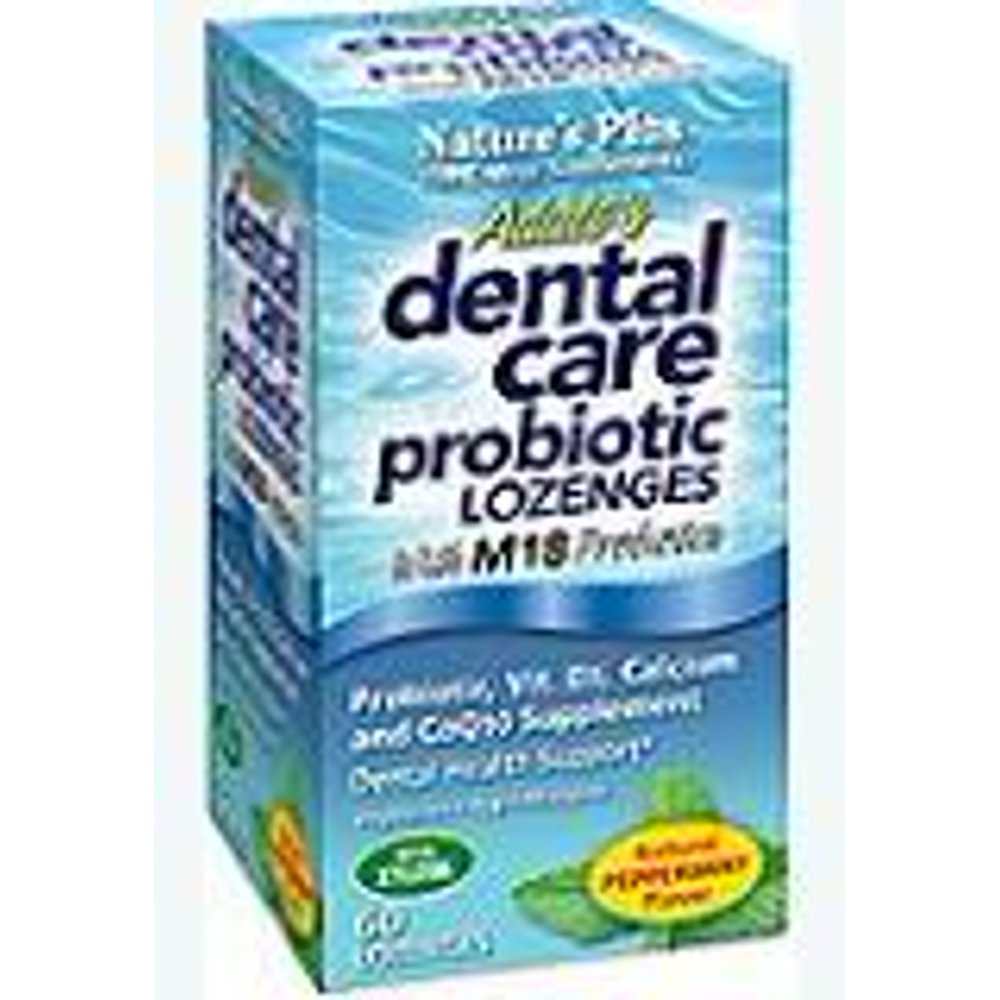Adult's Dental Care Probiotic Lozenges Nature's Plus 60 Lozenge ...