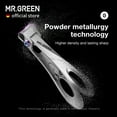 MR.GREEN Wide Jaw Opening Nail Clipper, Stainless Steel, Large ...