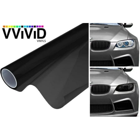 VViViD Dark Smoke Air-tint Headlight and Taillight Tint (16" x 60 ...