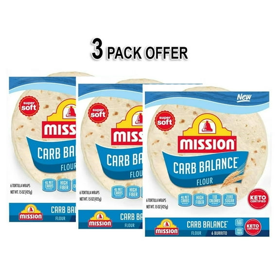 Mission Zero Net Carb Original Tortillas, Keto Certified, 14 Count, 4 ...