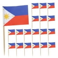 COMPUKAS 200pcs Philippines National Flag Toothpick Flags for Party ...