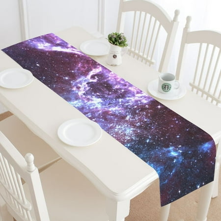 BSDHOME Galaxy Outer Space Table Runner Home Decor 16x72 Inch,Universe ...