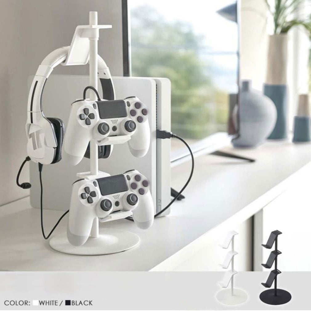 OUTAD Controller Holder 3 Tier TV Back Game Controller Storage Rack ...